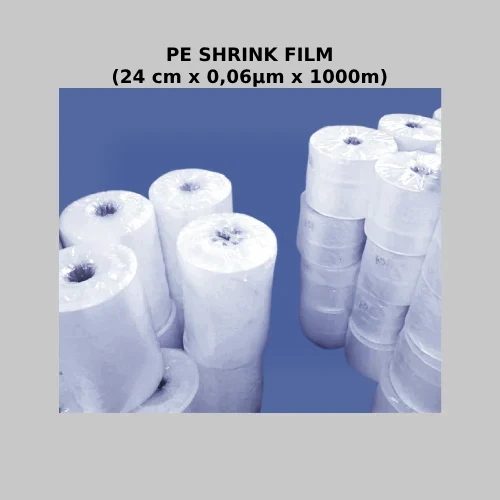Jual Beli PE SHRINK FILM CLEAR 24CM X 006M X 1000M - JAVA - MULTI SHRINK PLAST | Tokoplas